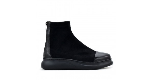 Дамски боти от стреч велур Laura strech velur | Tinti shoes